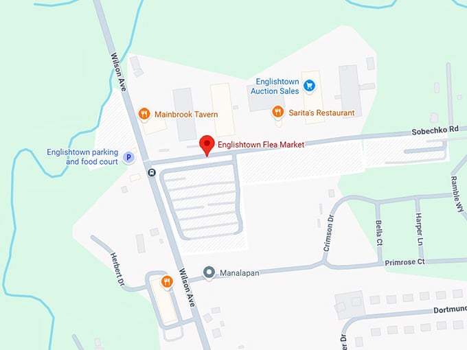 16. englishtown flea market map