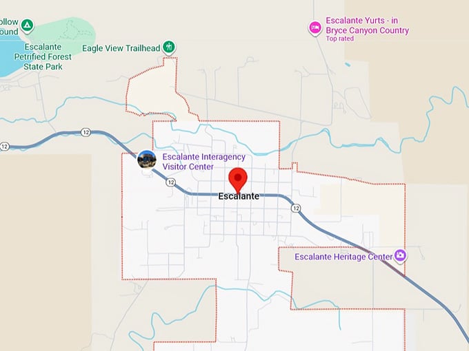 16. escalante, ut map