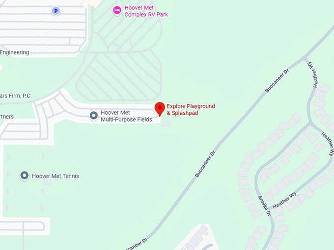 16. explore playground & splashpad map