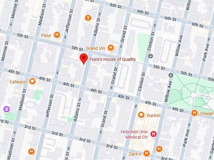 16. fiore's house of quality map