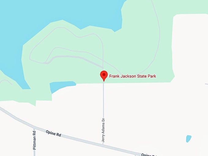16. frank jackson state park map