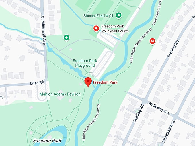 16. freedom park (1908 east blvd) map