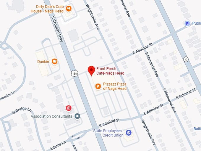 16. front porch cafe map