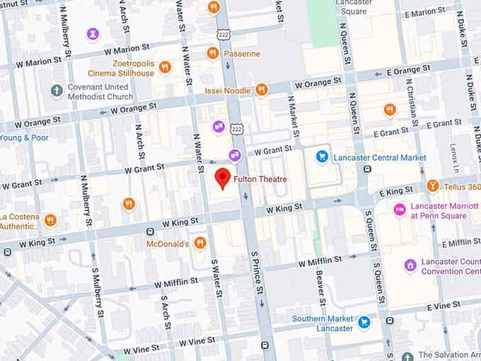 16. fulton theatre map