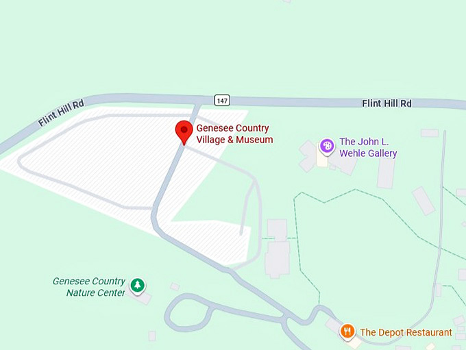 16. genesee country village & museum map
