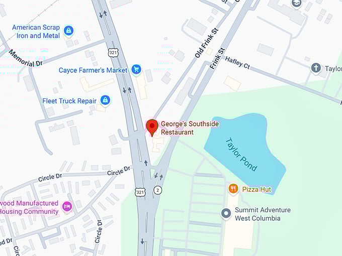 16. george's southside restaurant map