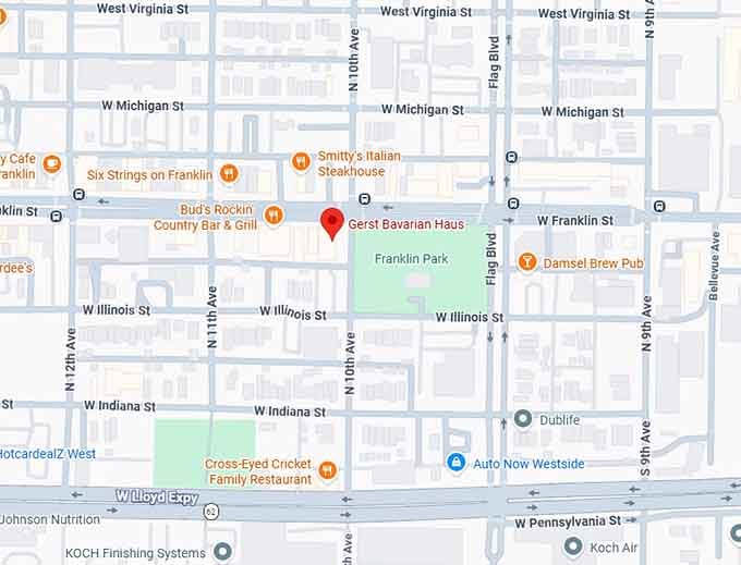 16. gerst bavarian haus map