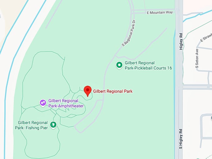 16. gilbert regional park map