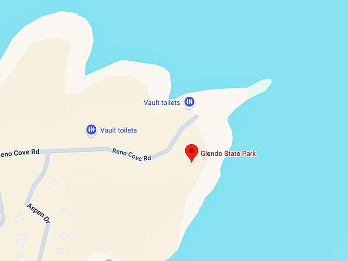 glendo state park map