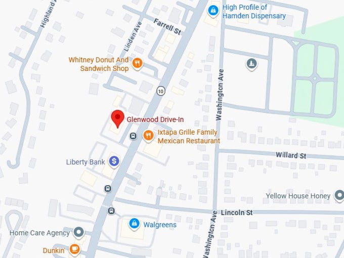 16. glenwood drive in's map