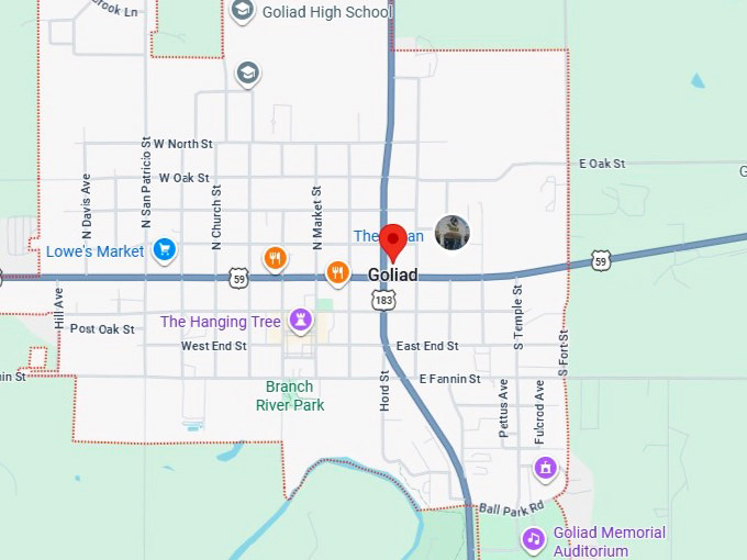 16. goliad map