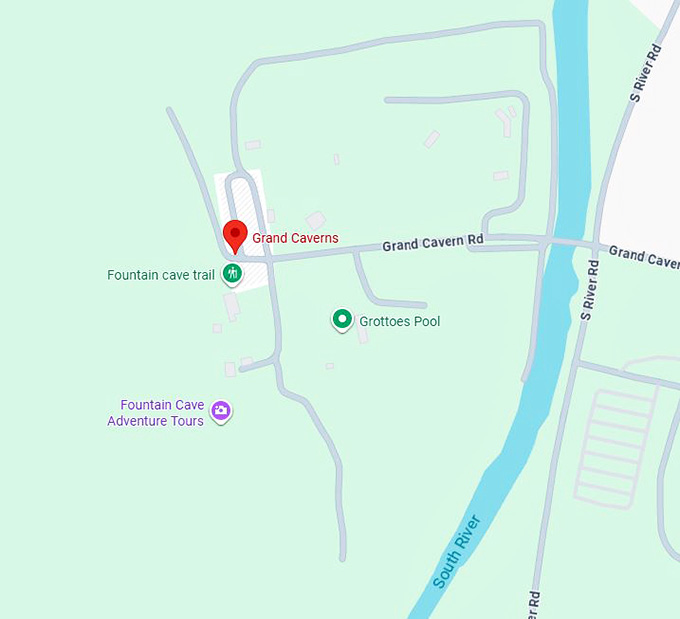 16. grand caverns map