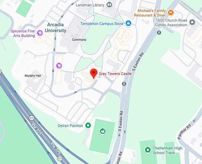 16. grey towers castle map