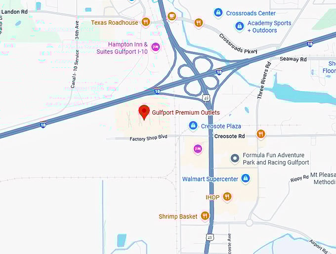 16. gulfport premium outlets map
