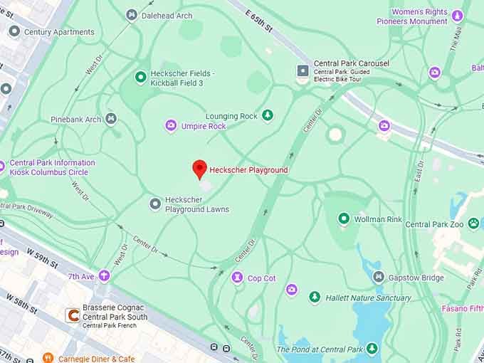 16. heckscher playground map