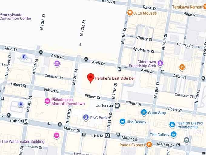 16. hershel&rsquo;s east side deli map