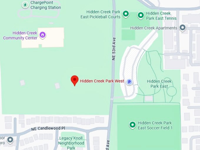 16. hidden creek park west map