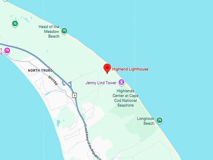 16. highland light map