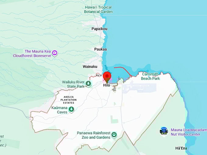 16. hilo, hi map