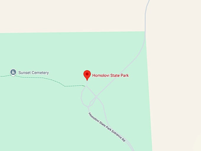 16. homolovi state park map