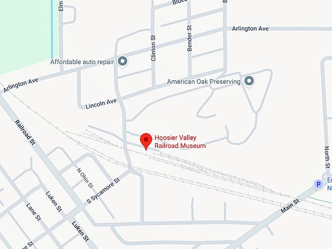 16. hoosier valley railroad museum map