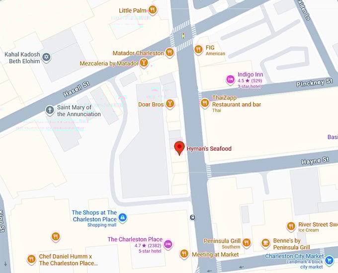 16. hyman&rsquo;s seafood map