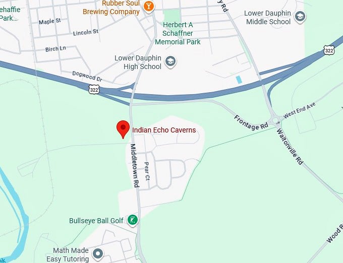 16. indian echo caverns map