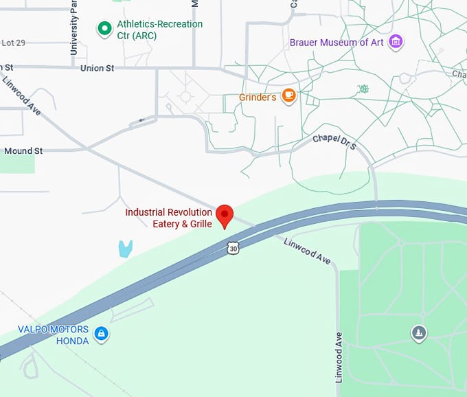 16. industrial revolution eatery & grille map