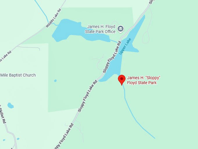 16. james h. floyd state park map