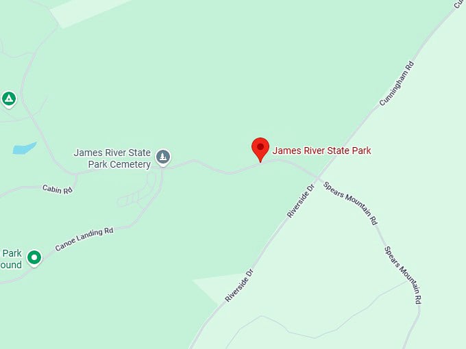 16. james river state park map