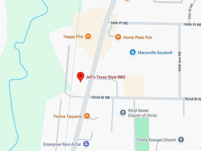 16. jeff's texas style bbq map