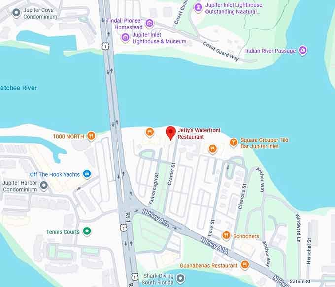 16. jetty&rsquo;s waterfront restaurant map