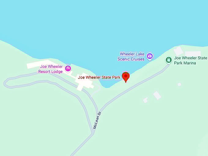 16. joe wheeler state park map