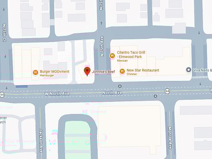 16. johnnie's beef map