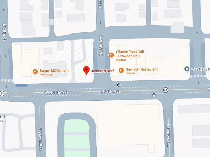 16. johnnie's beef map