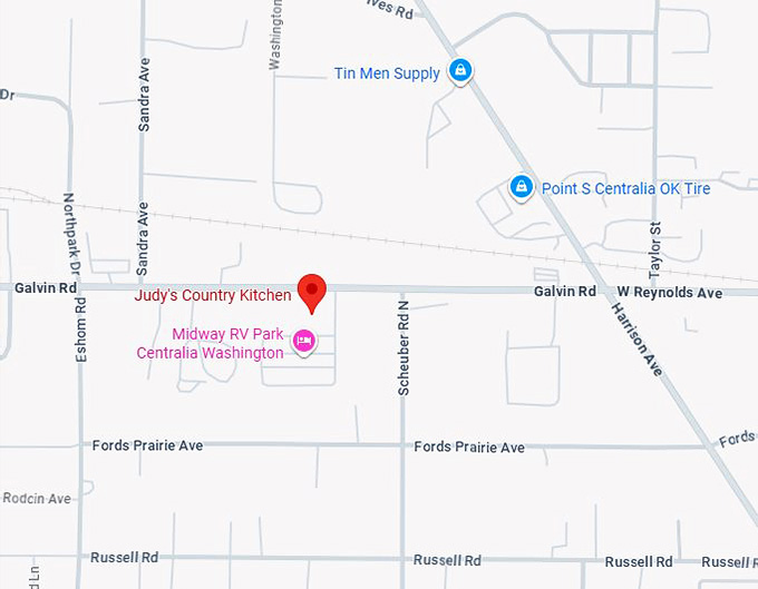 16. judy's country kitchen map