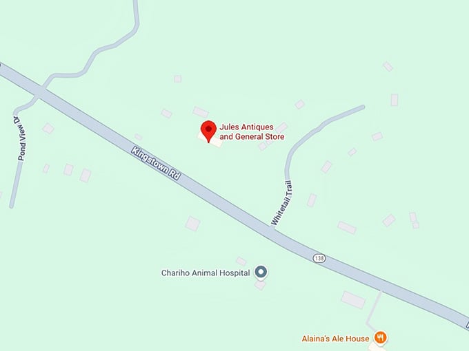 16. jules antiques and general store map