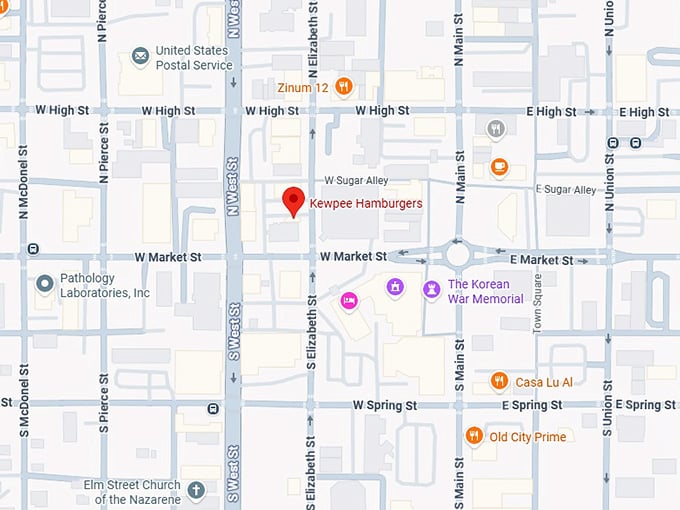 16. kewpee hamburgers (111 n elizabeth st) map
