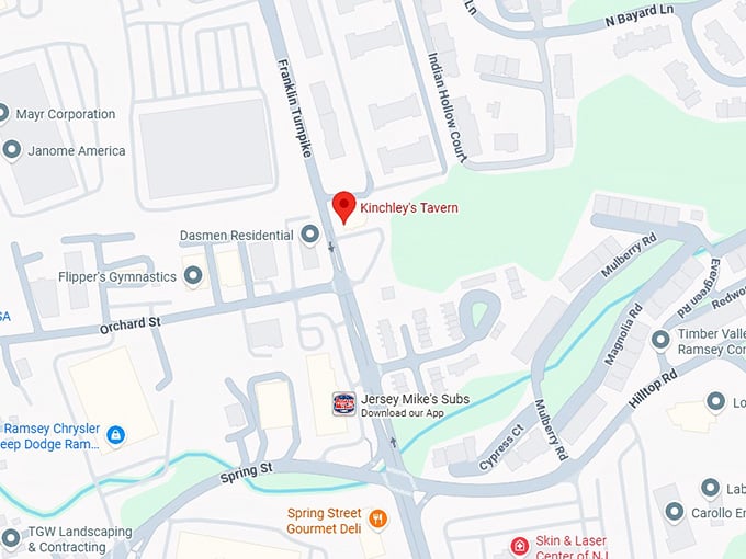 16. kinchley's tavern map