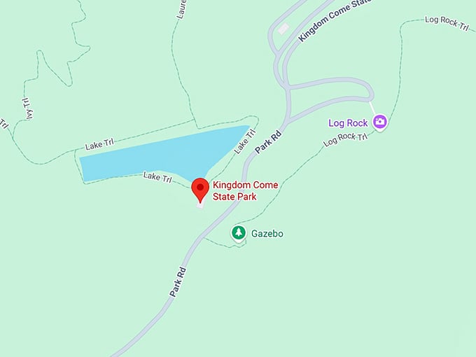 16. kingdom come state park map