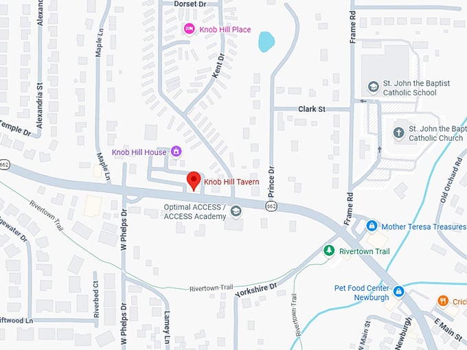 16. knob hill tavern map