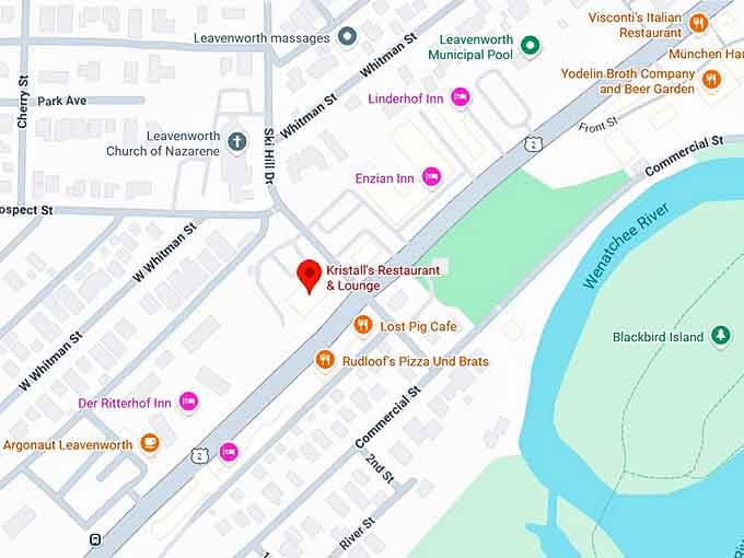 16. kristall's restaurant & lounge map