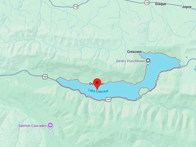 16. lake crescent map