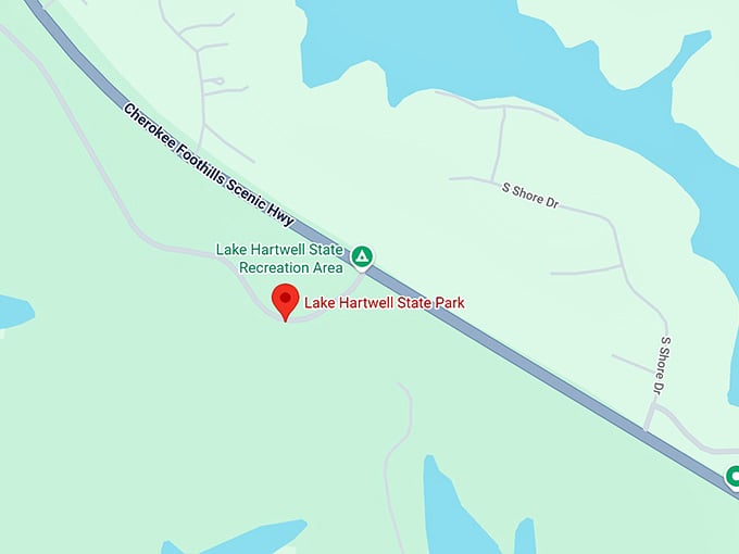 16. lake hartwell state park map