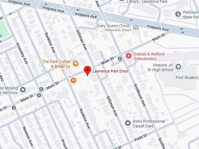 16. lawrence park dinor map