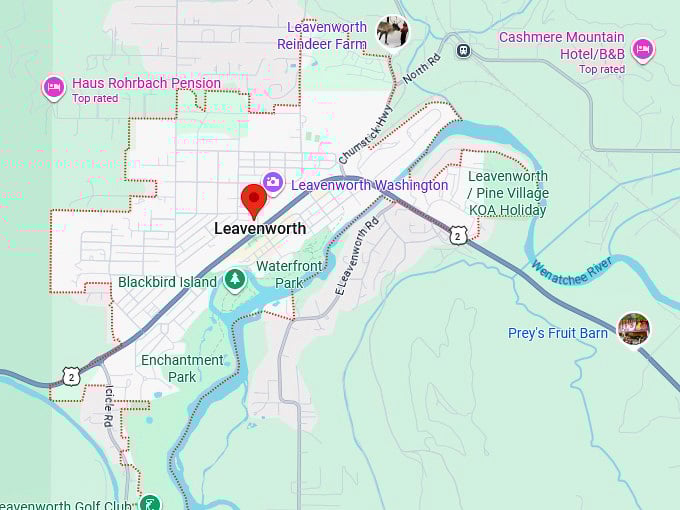 16. leavenworth map