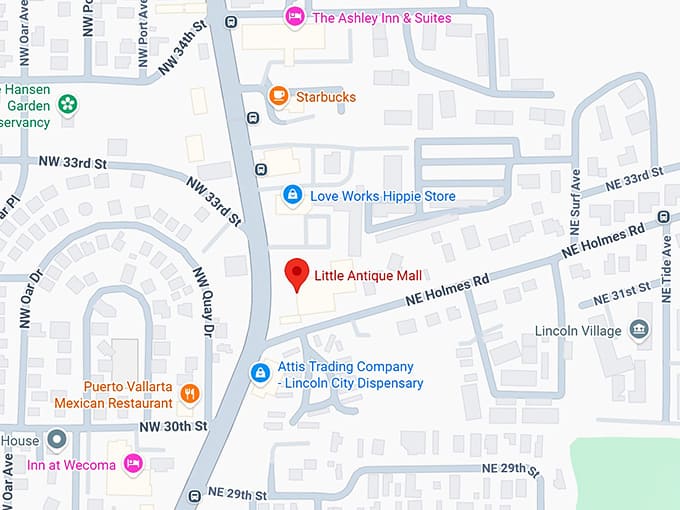 16. little antique mall map