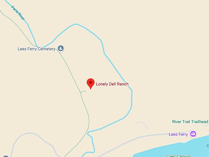16. lonely dell ranch map