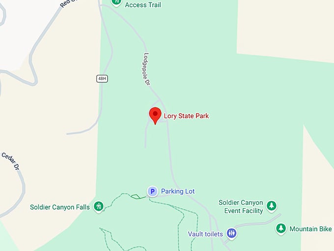 16. lory state park map