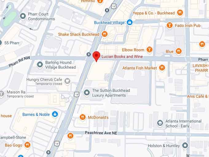 16. lucian books and wine map